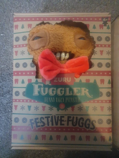 FUGGLER FESTIVE FUGGS 2025 Set Of 3 Reindeer, Snowman & Gingerbread Man ...