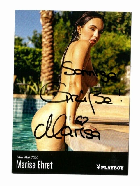MARISA EHRET ORIGINAL Autogramm Playboy Playmate Model Mai 2020 EUR 3,01 - PicClick DE