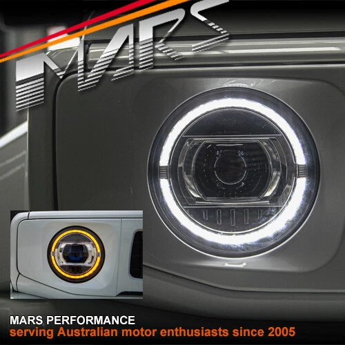 AMG G63 STYLE LED DRL Sequential Indicator Head lights for Suzuki Jimny ...