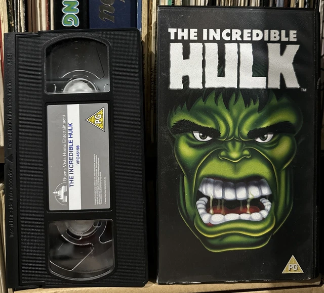 THE INCREDIBLE HULK - VHS/Buena Vista/Marvel/2003/Animated/Origin Story ...