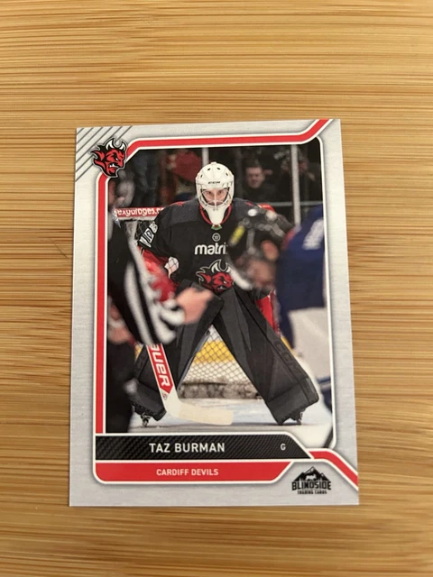 CARDIFF DEVILS BLINDSIDE Trading Cards. 2024/25. SERIES 2. Taz Burman ...