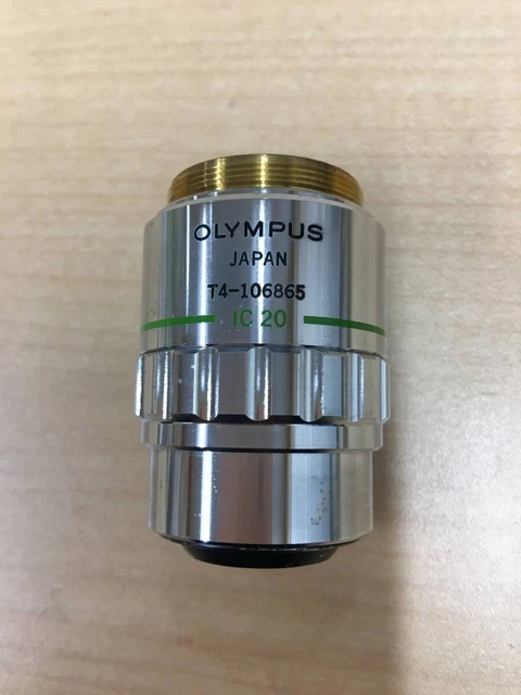 OLYMPUS MICROSCOPE OBJECTIVE IC20 T4-106865 Neo SPlan 20NIC 0.40 ∞/0 f ...