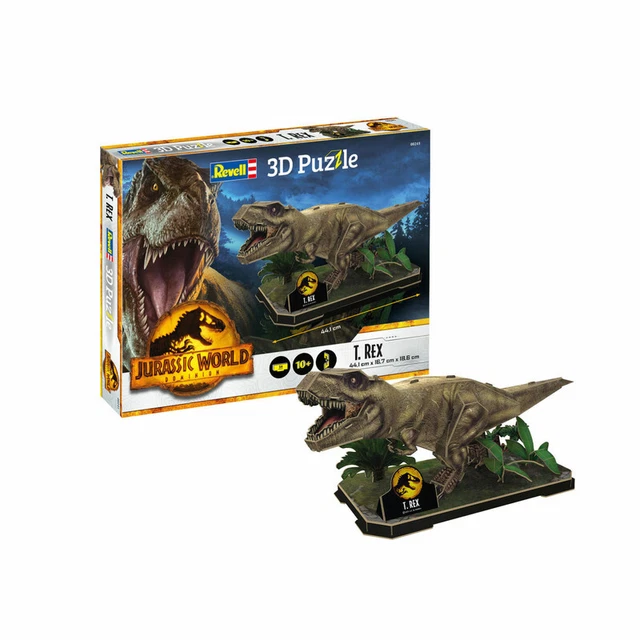 REVELL 3D JURASSIC World Dominion T-Rex Tyrannosaurus Dino 45-Piece ...
