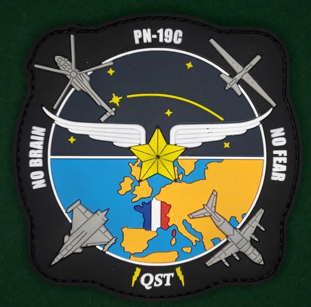 ARMÉE DE L'AIR patch pvc rafale a400m ecole promotion pn-19c escadron ...