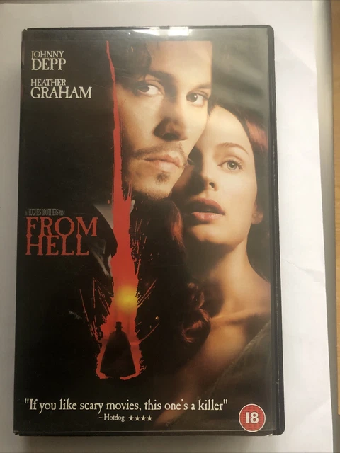 FROM HELL (VHS) BIG BOX - Johnny Depp + Heather Graham + Robbie ...