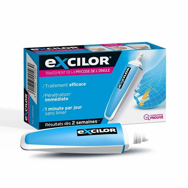 EXCILOR® SOLUTION TRAITEMENT Facile De La Mycose De L'ongle Stylet 3 ...