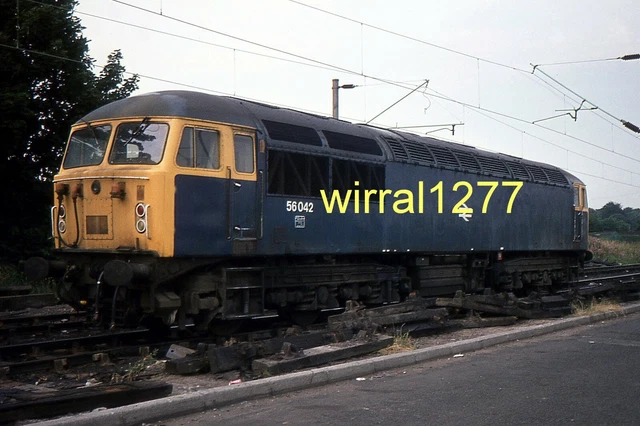 6X4 COLOUR RAILWAY photograph Class 56 56042 at Allerton 07.83 £1.00 ...