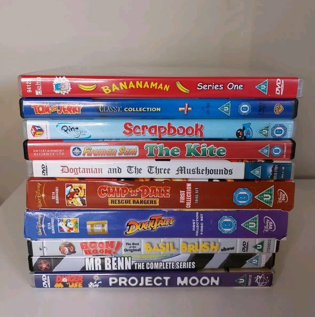 DVD BUNDLE OF Childrens TV Shows/Films - Vintage - Retro Kids ...