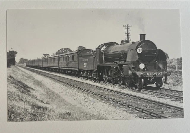 SR RAILWAY / Locomotive Photograph - 507 Portsmouth Line - A177 £3.50 ...