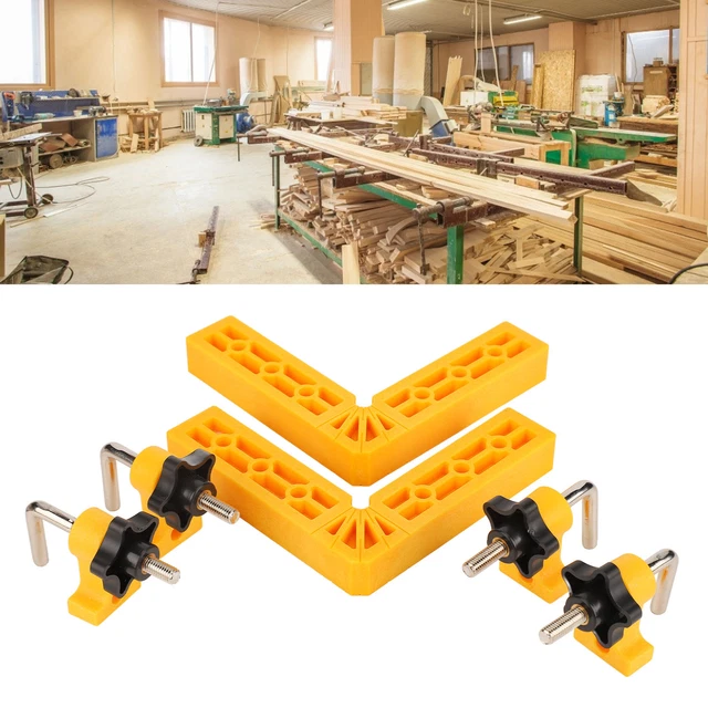 (YELLOW)90 DEGREE BRACKETS Positioning Bracket Strong Fixation Easy ...