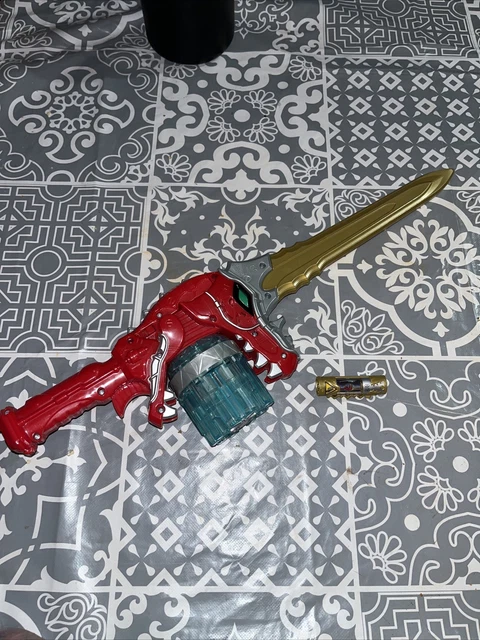 BANDAI POWER RANGERS Dino Charge Sabre Super Drive Sword rouge T-Rex ...