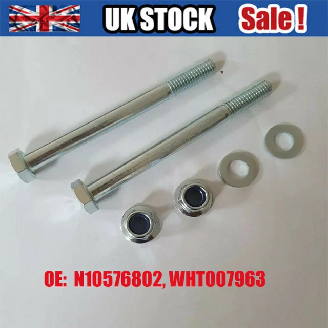 2X FOR AUDI A4 B6 B7 A8 D3 Front Suspension Arm Pinch Bolt Nut Washer ...