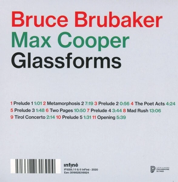 BRUCE & COOPER,MAX Brubaker - Glassforms Cd New! £45.23 - PicClick UK