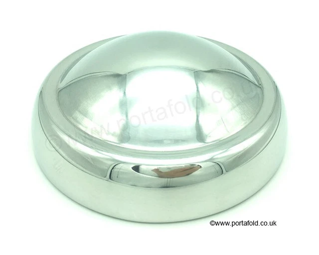 PORTAFOLD/ANSFOLD CARAVAN HUB Cap - Polished Aluminium £25.02 - PicClick UK