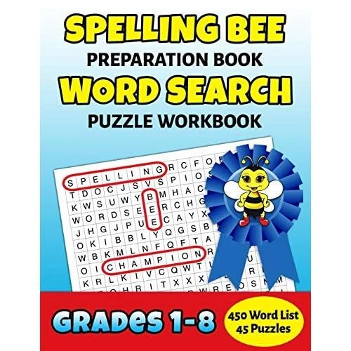 SPELLING BEE PREPARATION Book Word Search Puzzle Workbo - Paperback NEW ...