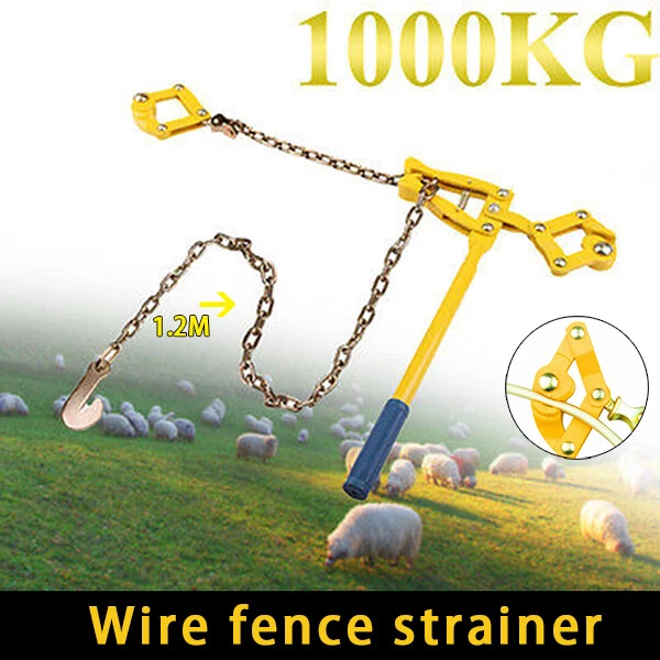 BARBED CHAIN REPAIR Tool & Wire Fencing Strainer Plain Electric Fence ...