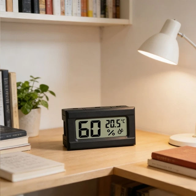 HIGH PRECISE INDOOR Humidity Temperature Sensor With Clear and Large ...