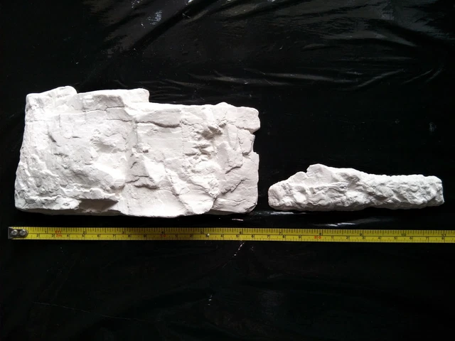 008 & STRATA Stone," Plain White Plaster Rock - 2 Pieces $8.00 ...