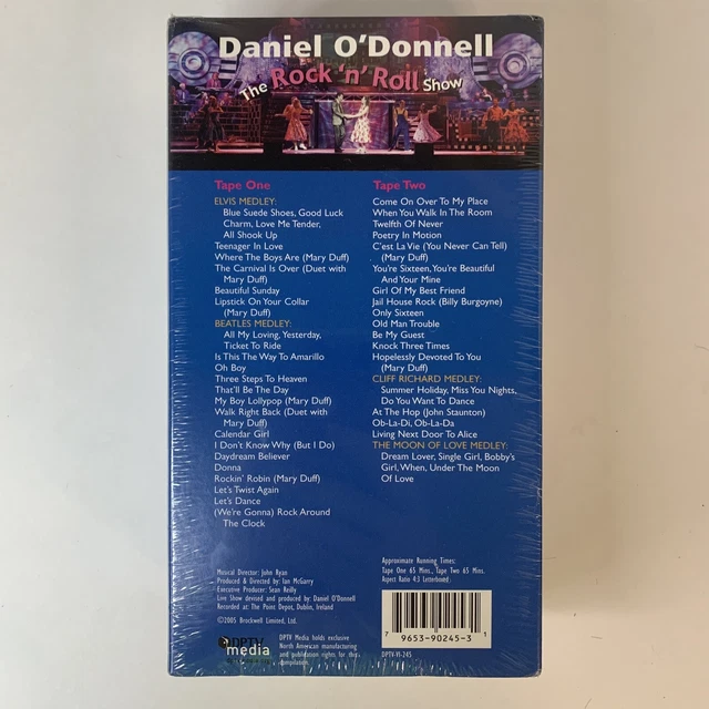 DANIEL O'DONNELL - the rock "n" roll show VHS - Vintage - SEALED 2005 NEW £15.04 - PicClick UK
