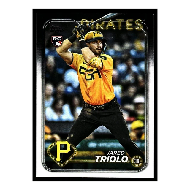 2024 TOPPS SERIES 1 #281 Jared Triolo Rookie Pittsburgh Pirates ...