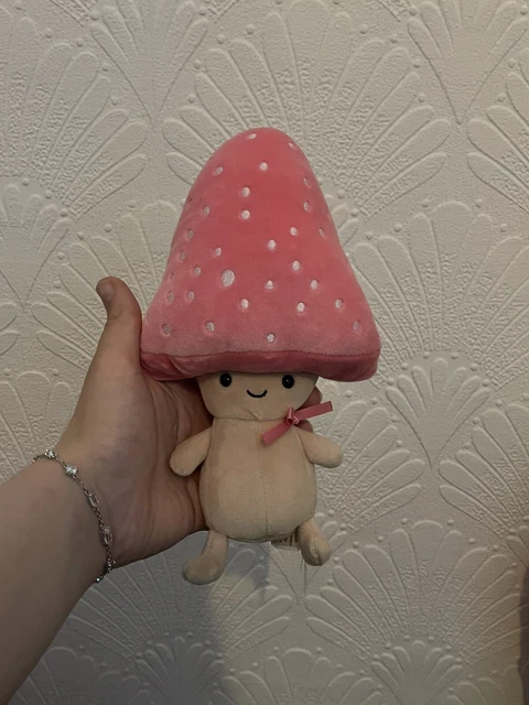 Retired Bnwt Jellycat Fun Guy Pattie Pink Mushroom £28 64 Picclick Uk