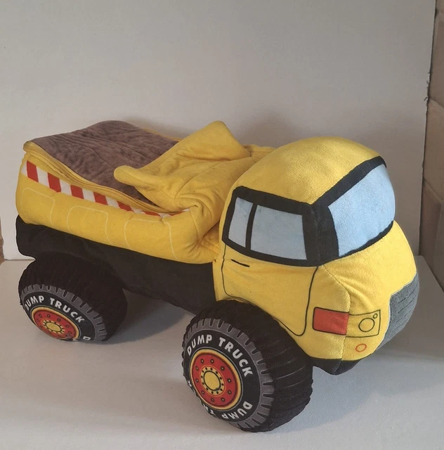 ALDI LARGE DUMPER Truck Lorry Large Plush with Zipped Compartment Soft ...