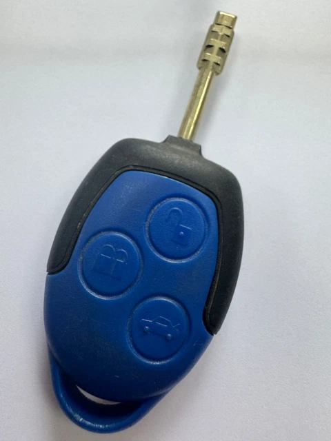 FORD TRANSIT 3 Button Remote Key Fob Mk7 Tipper Van, Blue, Tested ...