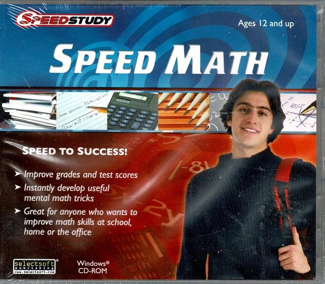 SPEEDSTUDY SPEED MATH Pc New Math Tricks Tips Add Multiply Divide ...