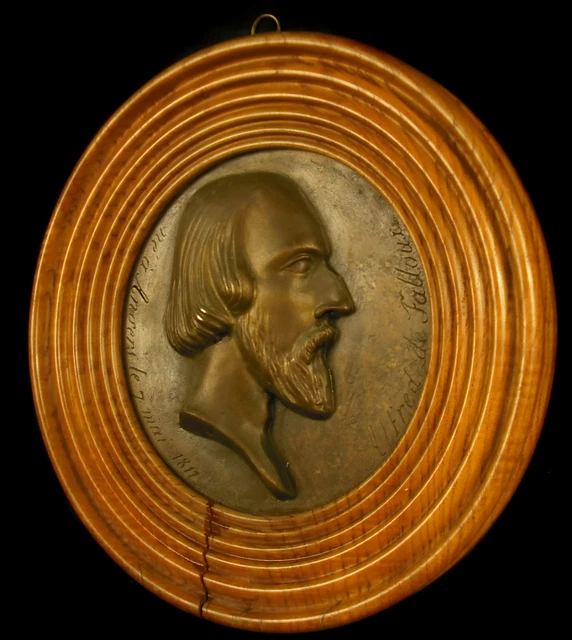 MÉDAILLON HISTORIEN ACADÉMICIEN Comte Alfred Pierre de Falloux du ...