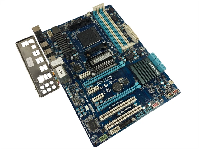 GIGABYTE GA-970A-D3 AMD AM3+ ATX DDR3 Motherboard with I/O Shield £39.99 - PicClick UK