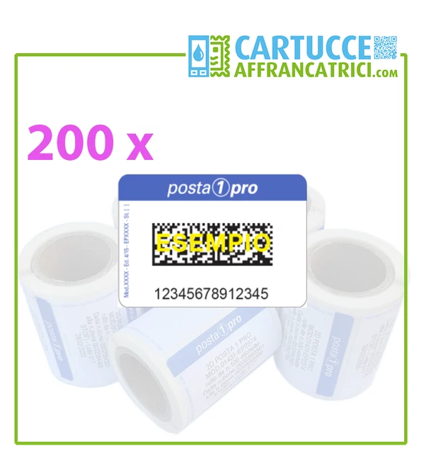 200 ETICHETTE ADESIVE Posta1Pro, Posta 1 Pro, 2IMA (solo per spedire in ...