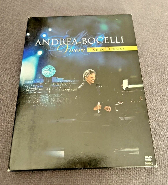 ANDREA BOCELLI - Vivere Live In Tuscany DVD & CD Boxset opera music EUR ...