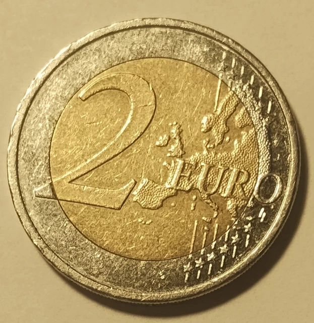 MONETA CIRCOLATA DA 2 EURO Germania con Omino Stilizzato WWU 1999-2009 ...