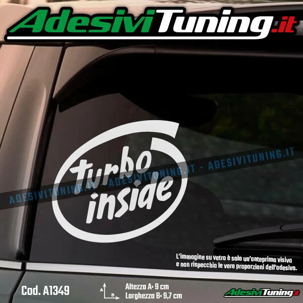 ADESIVO TURBO INSIDE - Sticker Decal EUR 5,00 - PicClick FR