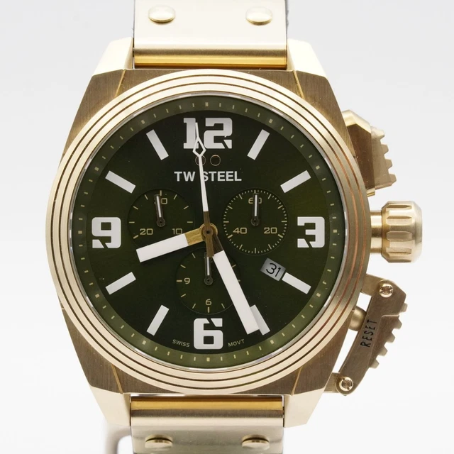 TW STEEL CANTEEN Chronographe Tw1015 Édition Limitée 46Mm Papiers Rar ...
