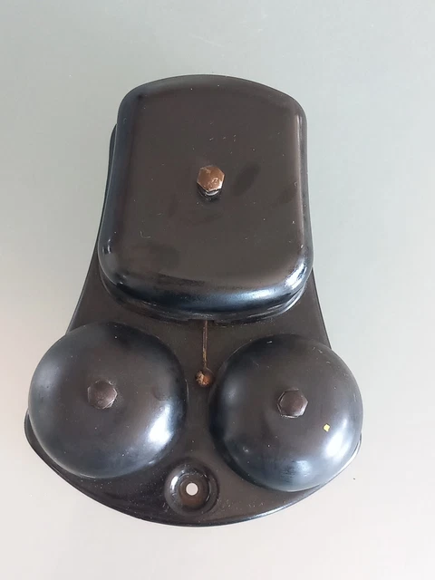 VINTAGE GPO DOUBLE Telephone Bell Fdi Wall Mounted Industrial Interior ...