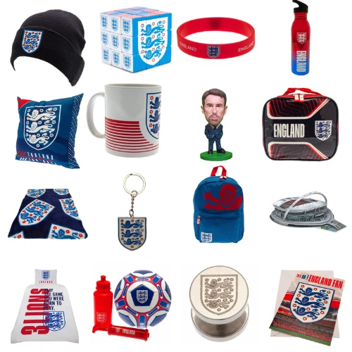 ENGLAND FA MERCHANDISE Three 3 Lions Official Football Products Gift ...