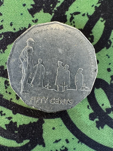 2005 LIGHTLY CIRCULATED 50 Cent Coin-WWII 60th Anniversary EUR 2,39 ...