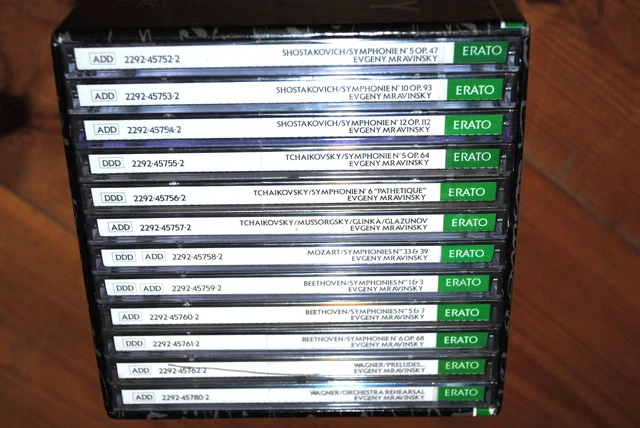 EVGENY MRAVINSKY EDITION Shostakovich Tchaikovsky Wagner Brahms ERATO 12 CDS NEU EUR 1,00 ...