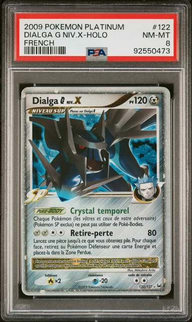 CARTE POKÉMON DIALGA Niv X 122/127 PSA 8 Platine EUR 70,00 - PicClick FR