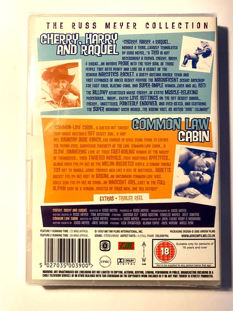 RUSS MEYER CHERRY, Harry And Raquel / Common Law Cabin Dvd New/Sealed ...