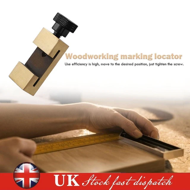 BRASS RULER LOCATOR High Precise Rulers Positioner Ruler Limiter for ...
