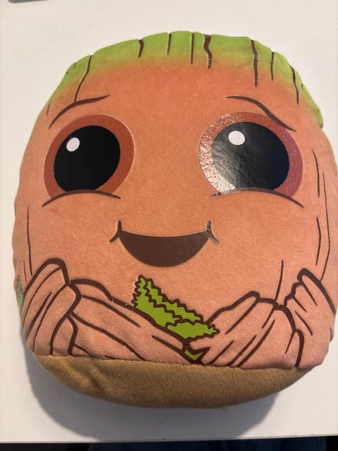 TY MARVEL GUARDIANS of The Galaxy baby Groot Plush Cushion/soft Toy £5. ...