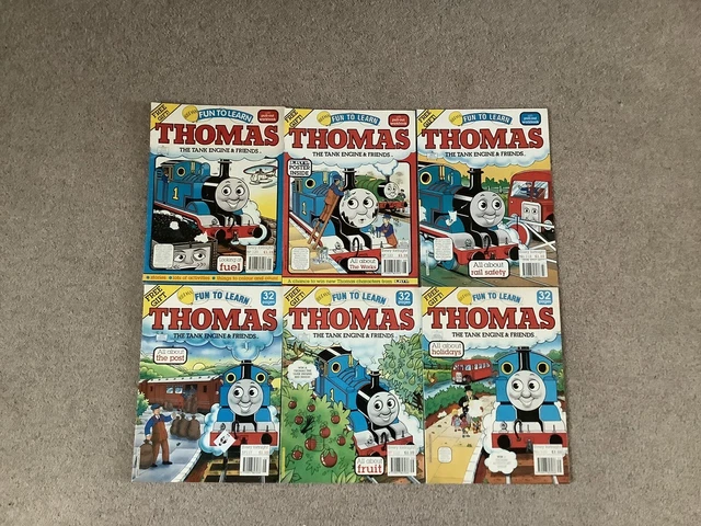 6 X REDAN Thomas Tank Engine & Friends Fun To Learn Comic Magazine £25. ...
