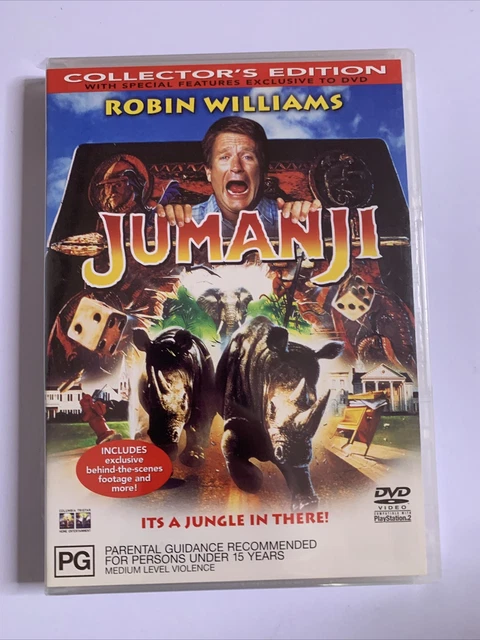 JUMANJI (DVD. 1995) Collectors Edition Robin Williams Kirsten Dunst ...