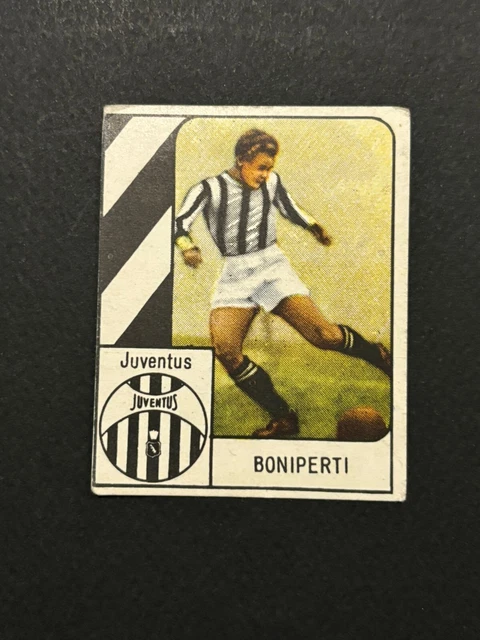 FIGURINA NANNINA GIGANTE 1960/61 Juventus Boniperti in azione EUR 1,00 ...