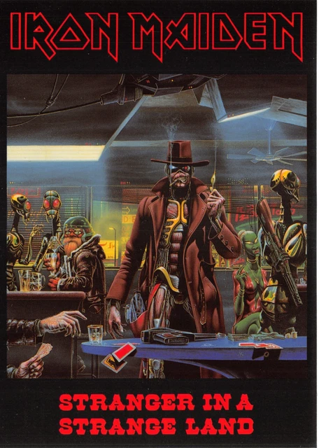 IRON MAIDEN STRANGER In A Strange Land Unused Large Size Very Good Mint ...