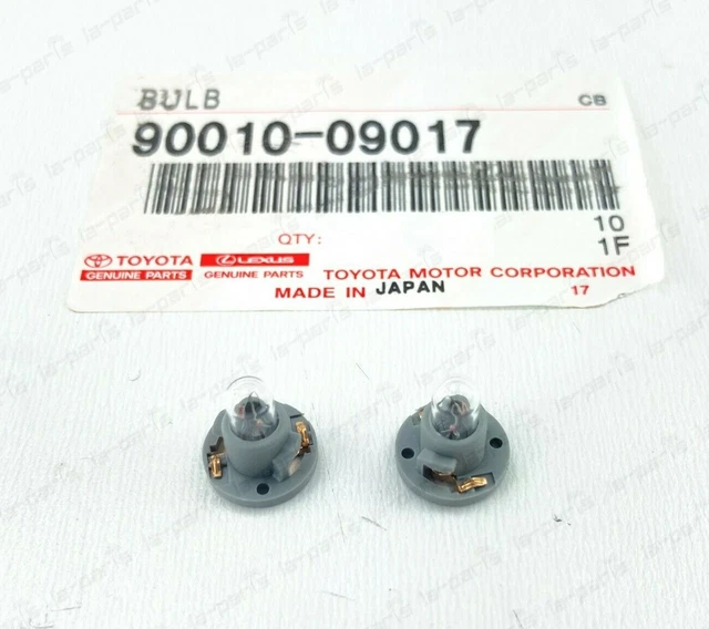 NEW GENUINE TOYOTA 90010-09017 Cooler Control Switch Bulb Set Of 2 £14. ...