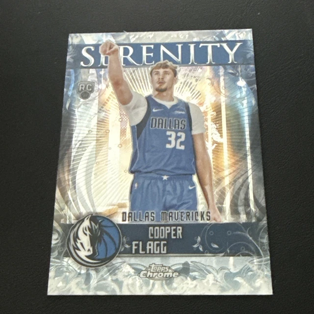 2025-26 TOPPS CHROME Cooper Flagg Serenity Insert Rookie Card $13.88 ...