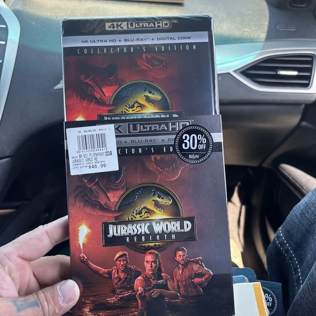 JURASSIC WORLD REBIRTH [4K + Blu-ray + Digital, 2025] w/Features/Slipcover & NEW $41.71 ...